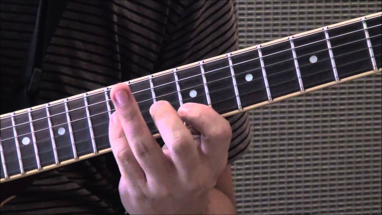 C Phrygian nat 3 Scale (3 notes per string) guitar