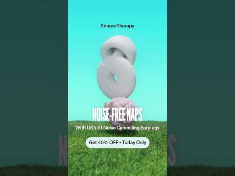 Make your naps noise-free with Snooze Therapy Noise Cancelling Ear Plugs π€
