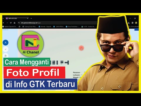 Cara Mengganti Foto Profil di Info GTK Terbaru