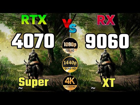 RX 9060 XT VS RTX 4070 Super 4K+ FHD + 1440P GAMİNG BENCHMARK + R7 9800x3d How much the difference ?