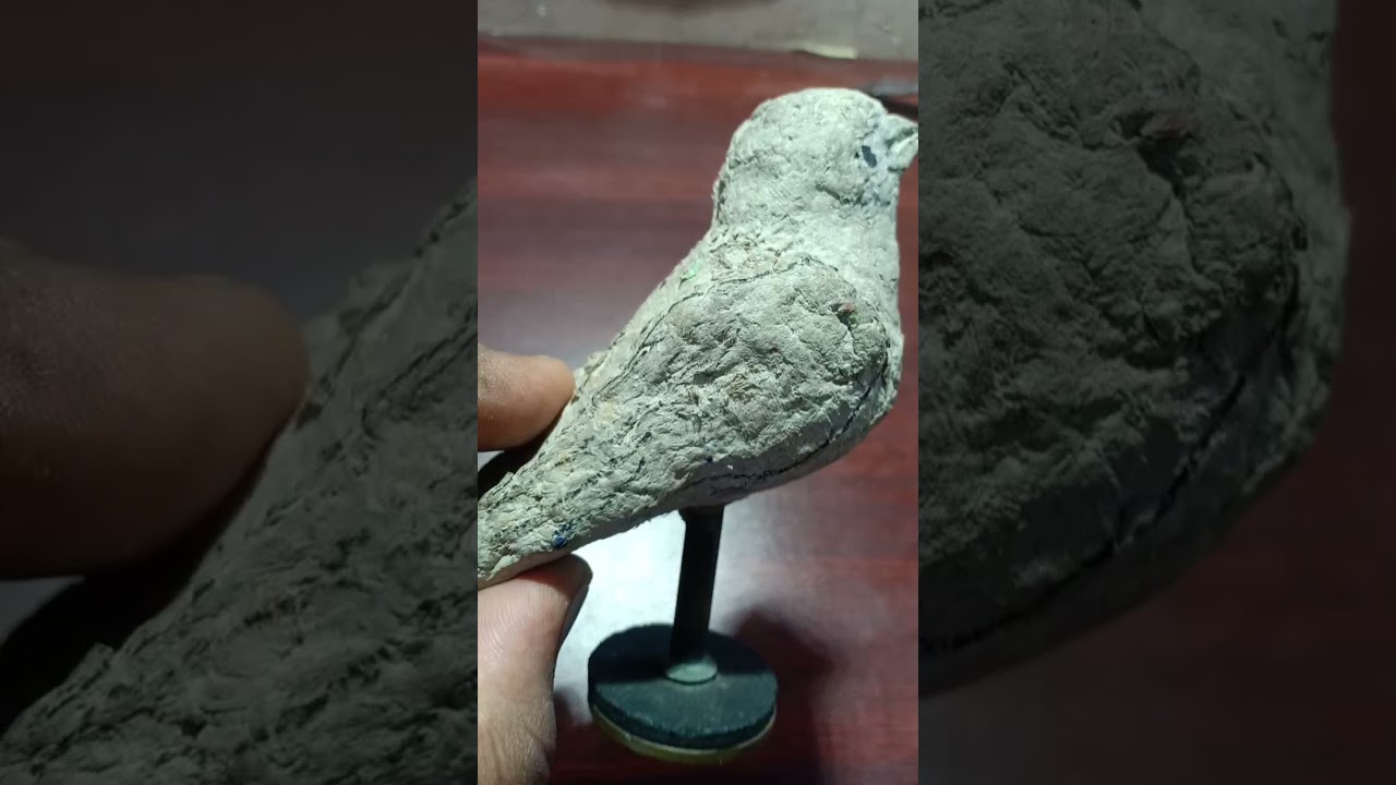 paper mache bird using cardboard/subscribe to see more video #shorts