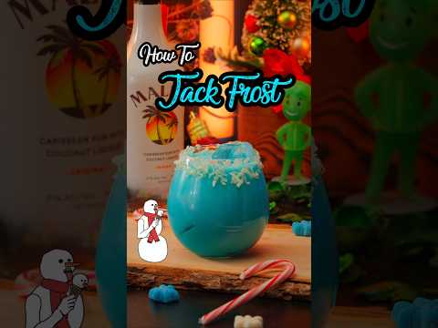 How To Make Jack Frost | Christmas Cocktail | #jackfrost #christmas #sincitybartender