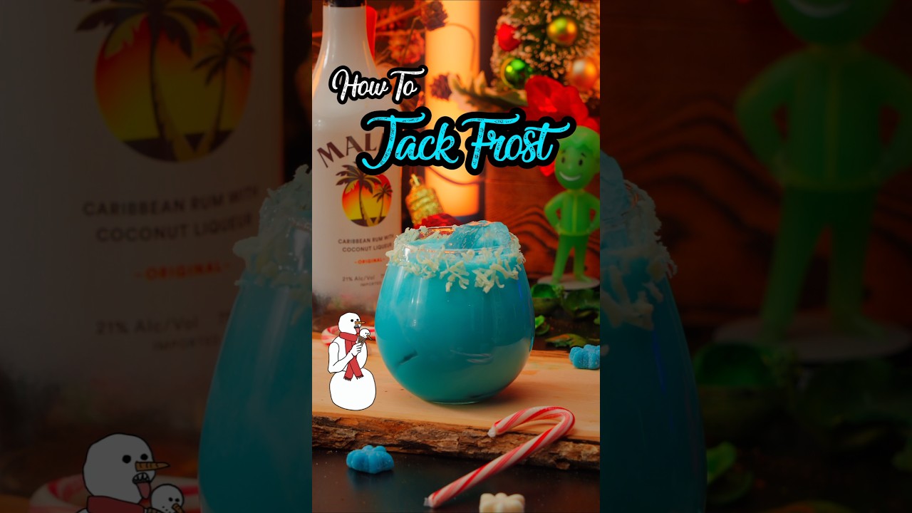 How To Make Jack Frost | Christmas Cocktail | #jackfrost #christmas #sincitybartender