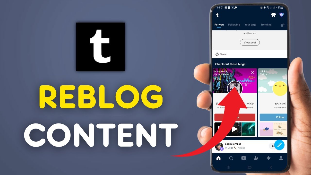 How to Reblog Content on Tumblr 2025?
