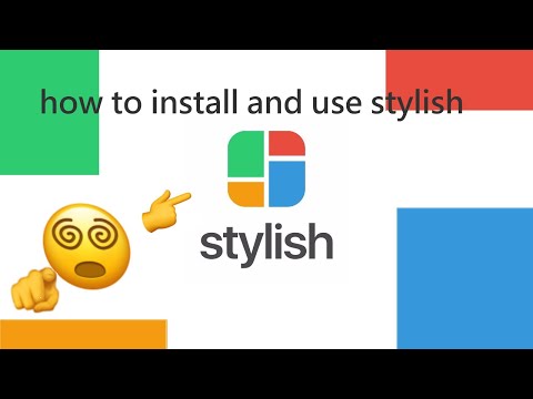 how to install and use stylish