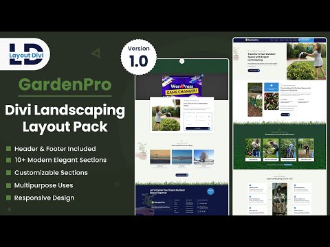 How to Install Landscaping Divi Layout Pack | Step-by-Step Guide