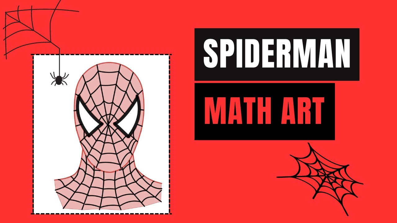Spiderman Math Art Time Lapse using Desmos