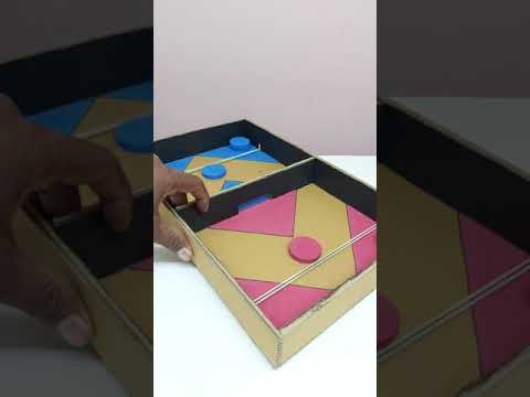 How to Make Cardboard desktop game | DIY Simple Game for fun