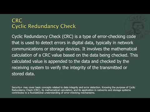 CRC - Cyclic Redundancy Check