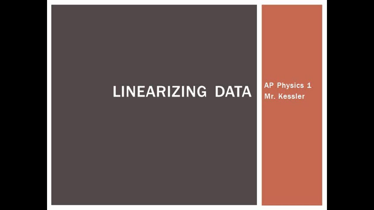 01 Linearizing Data