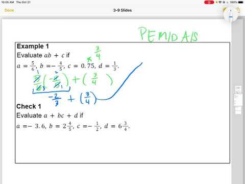 3-9 Apply Rational Number Operations - Example 1