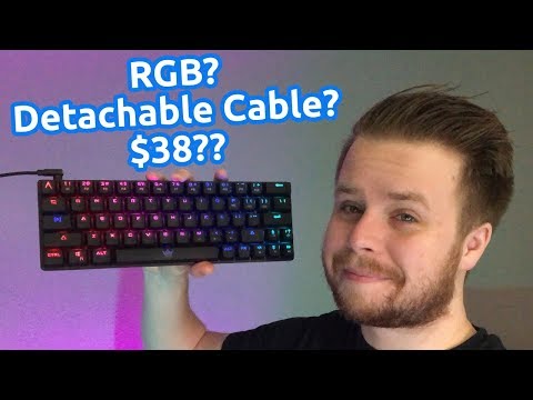 Dierya DK-63 RGB Mechanical Gaming Keyboard Review! | Best Budget 60% Mechanical Keyboard?