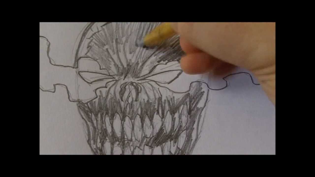 How To Draw Spawn Face Unmasked