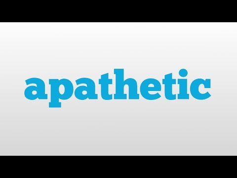apathetic meaning and pronunciation