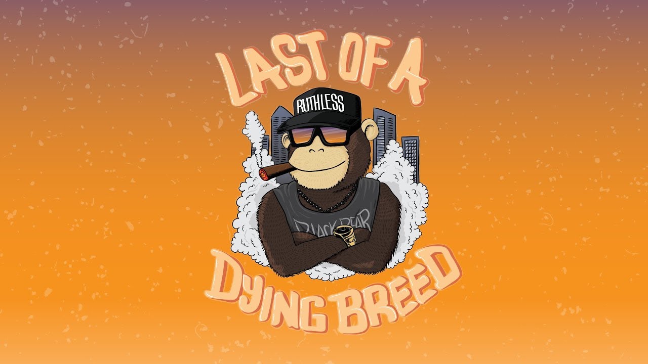 Dying Breed Vector Art - Smoking Monkey | Black Bear Creative