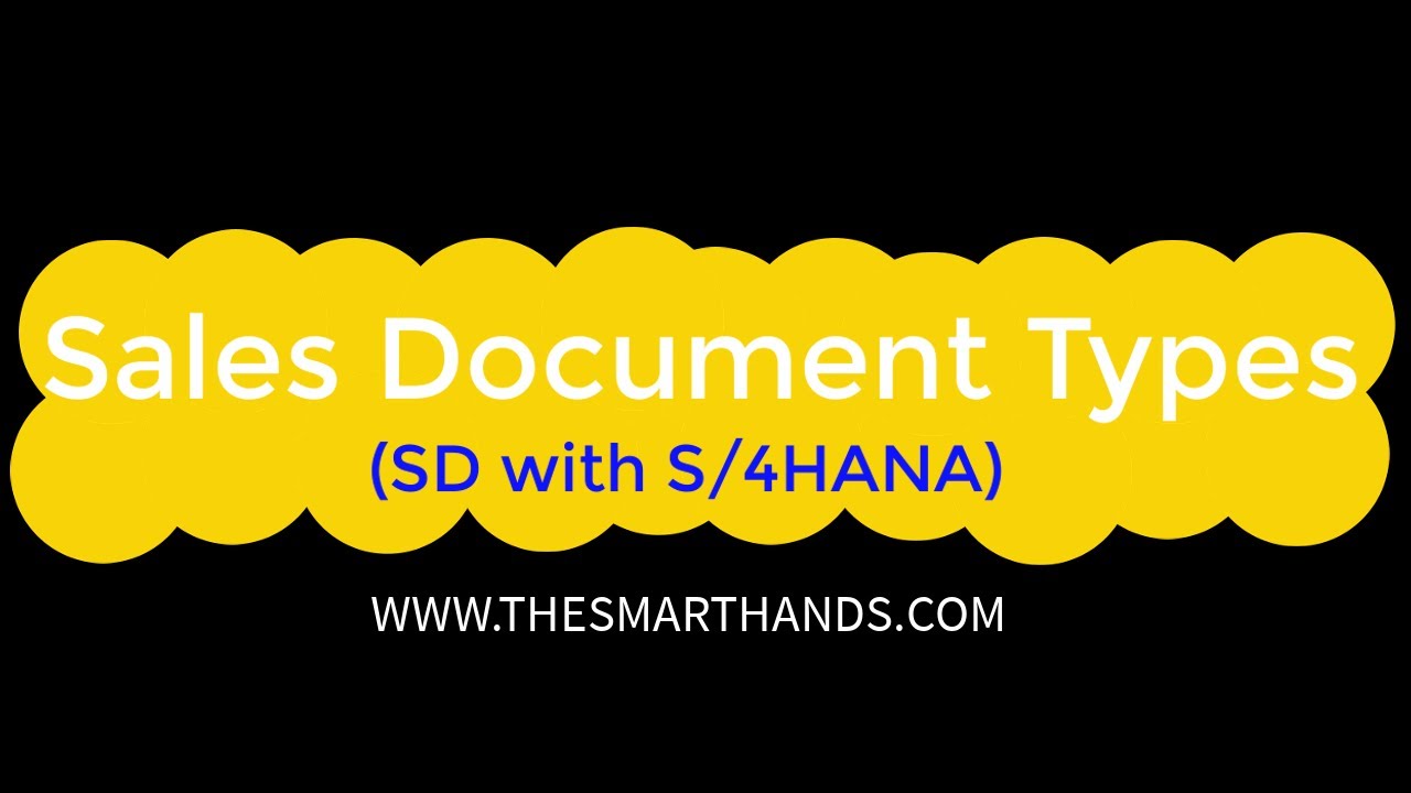 SAP S/4HANA SD Training -   Sales Document Types Customizing | SAP S4 HANA SD Videos