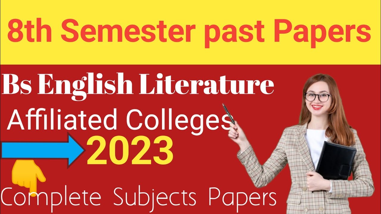 Bs english 8th semester past papers | 8th Semester papers 2023 | #GCUF