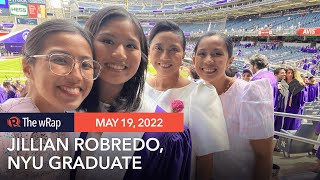‘Core memory’: Robredos beam with pride as Jillian graduates from NYU