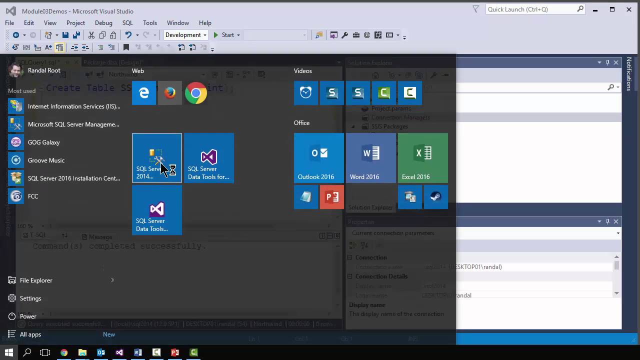 Module03 09 Execute SQL tasks