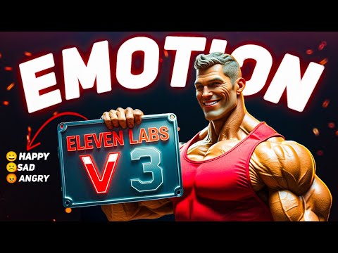 ElevenLabs V3 is UNREAL! π Create AI Voice with Real Emotions | Happy, Sad, Angry Tutorial