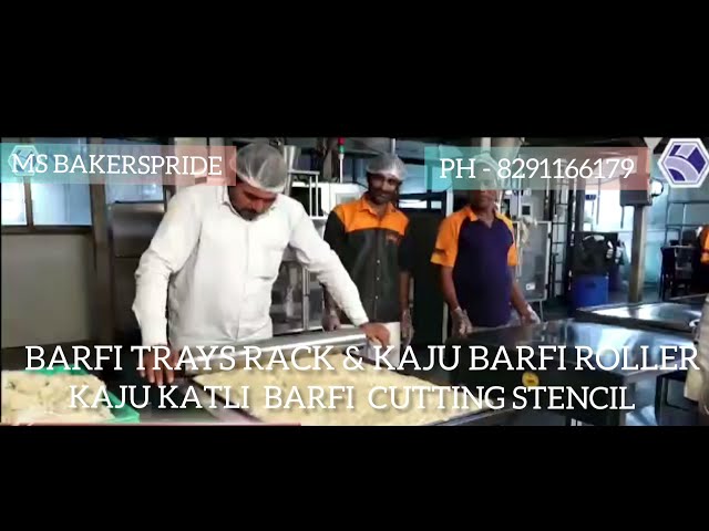 Sweet Making Machine - Kaju Katli Barfi Sheeting Machine Manufacturer ...