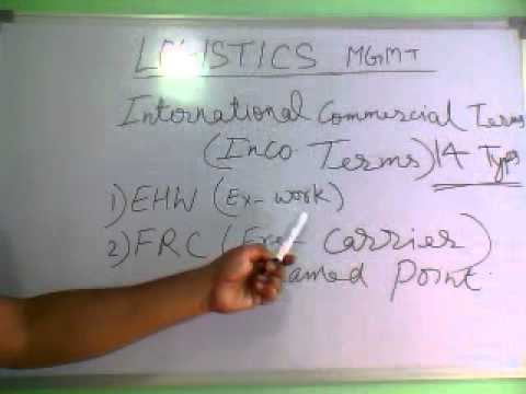 Logistics management .