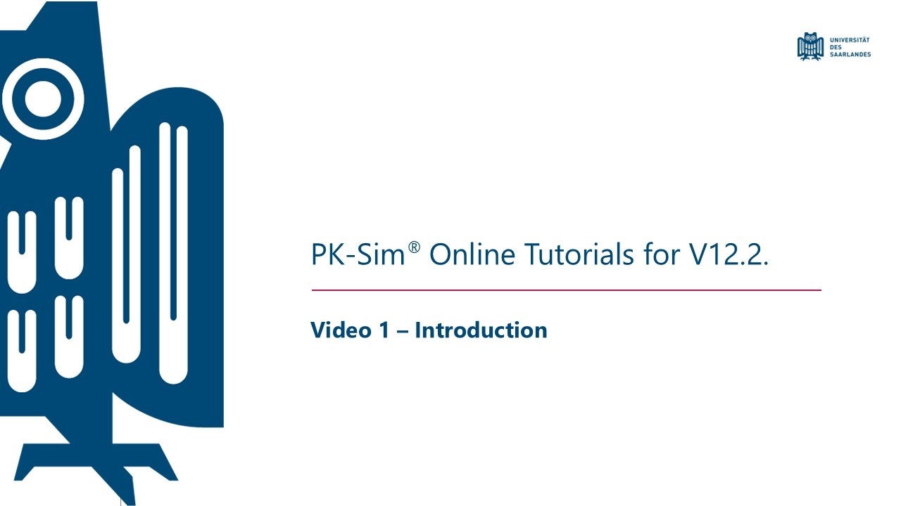 1. Introduction – Getting Started with PK-Sim