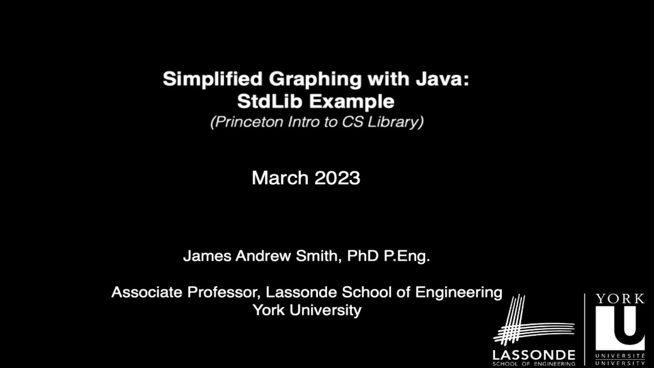 Making a simple graph using a Java StdLib