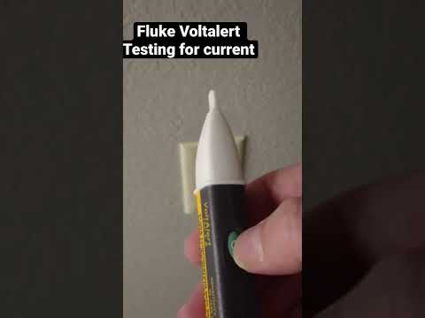 How to use the Fluke Voltalert to check for current.
