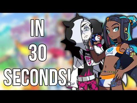 Every Galar Pokemon Gym Leader In 30 Seconds!