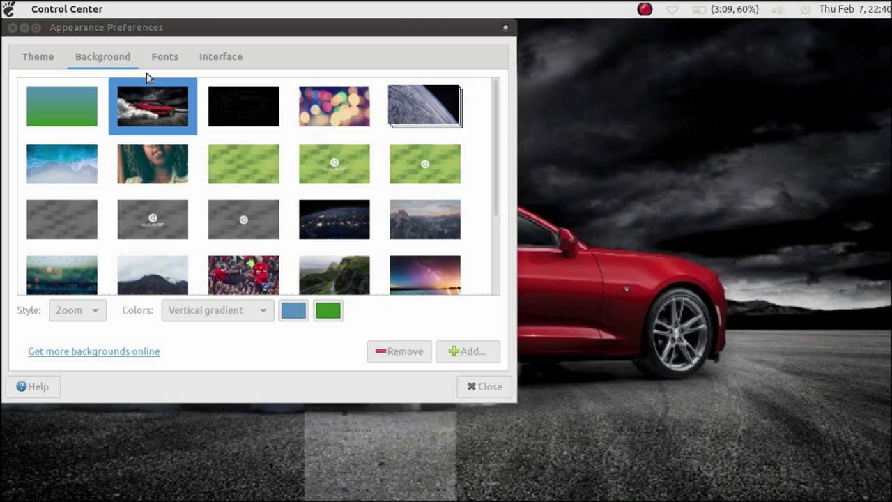 Changing Desktop background in Ubuntu-MATE