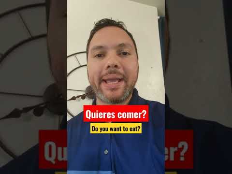 How to ask " Do you want to eat?" in Spanish
