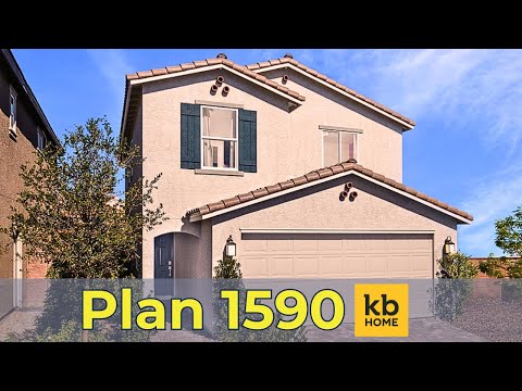 Plan 1590 by KB Home at Red Bend Southwest Las Vegas