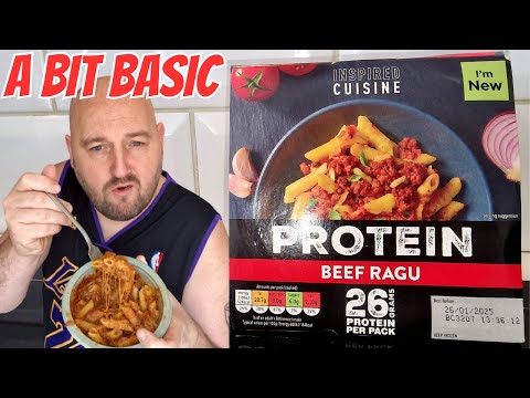 New at Aldi - This BEEF RAGU with added PROTEIN is A BIT BASIC!!! - Food Review - NOT THE BEST PASTA