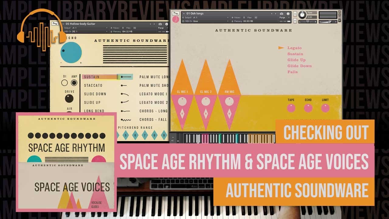 Checking Out: Space Age Rhythm & Space Age Voices By Authentic Soundware