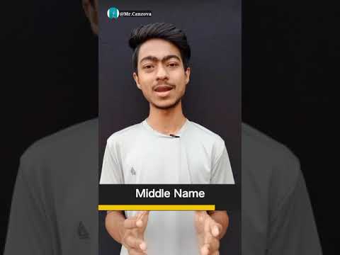 Middle Name #shortsindia #information #fact #knowledge