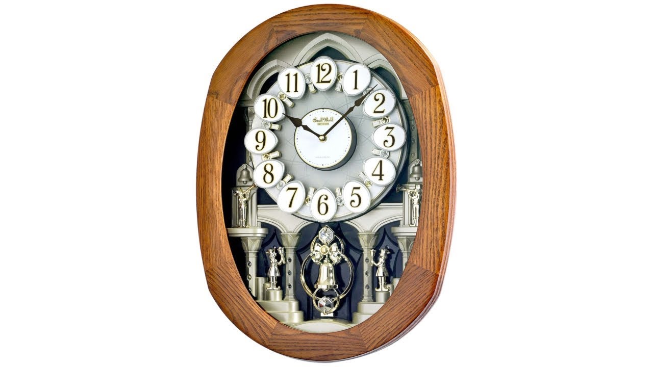 Joyful Encore 22" High Musical Motion Wall Clock - #9Y540 | Lamps Plus