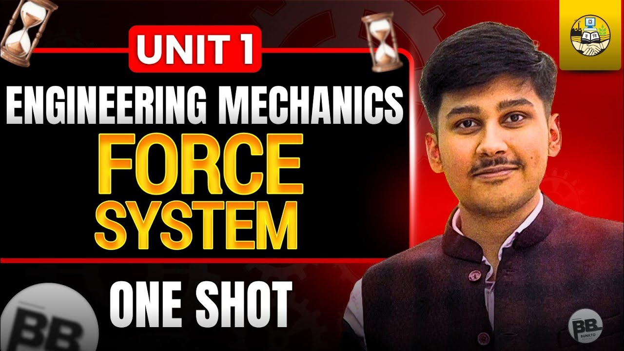Force System | Engineering Mechanics | Unit 1 | One shot