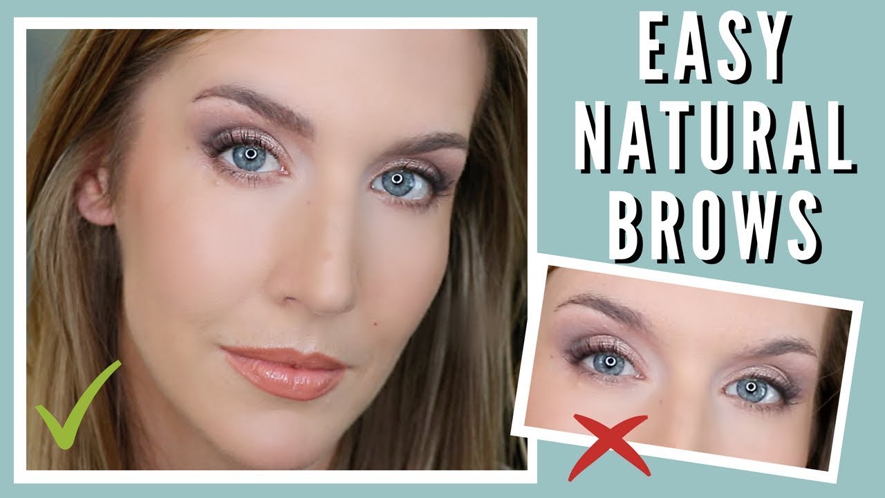 Natural Eyebrow Tutorial For Sparse Brows | Hair Stroke Brows