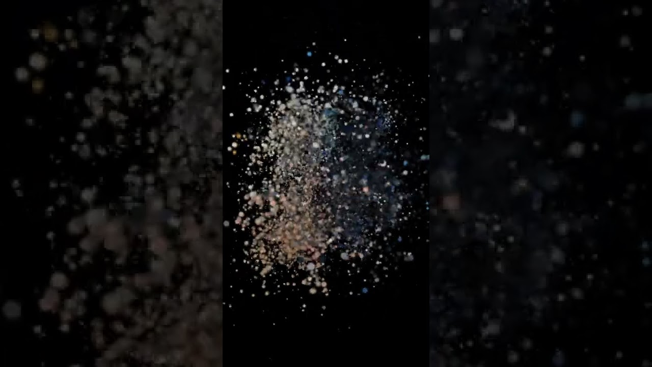 Magic transformation of particles into a picture