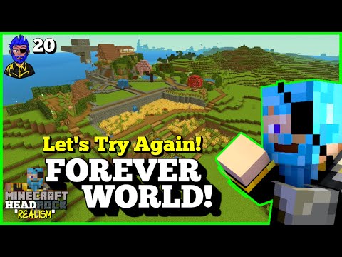 Minecraft Headrock "Realism" ¦ Daz Man's Minecraft Bedrock Forever World ¦ Actions & Stuff ¦ Ep. 20
