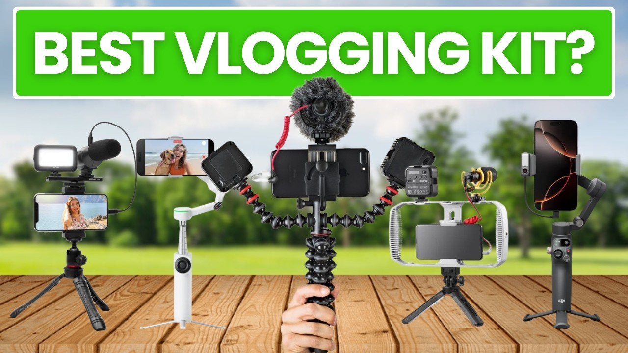 Top 5 Best Mobile Vlogging Kits for iPhone & Android in 2026!