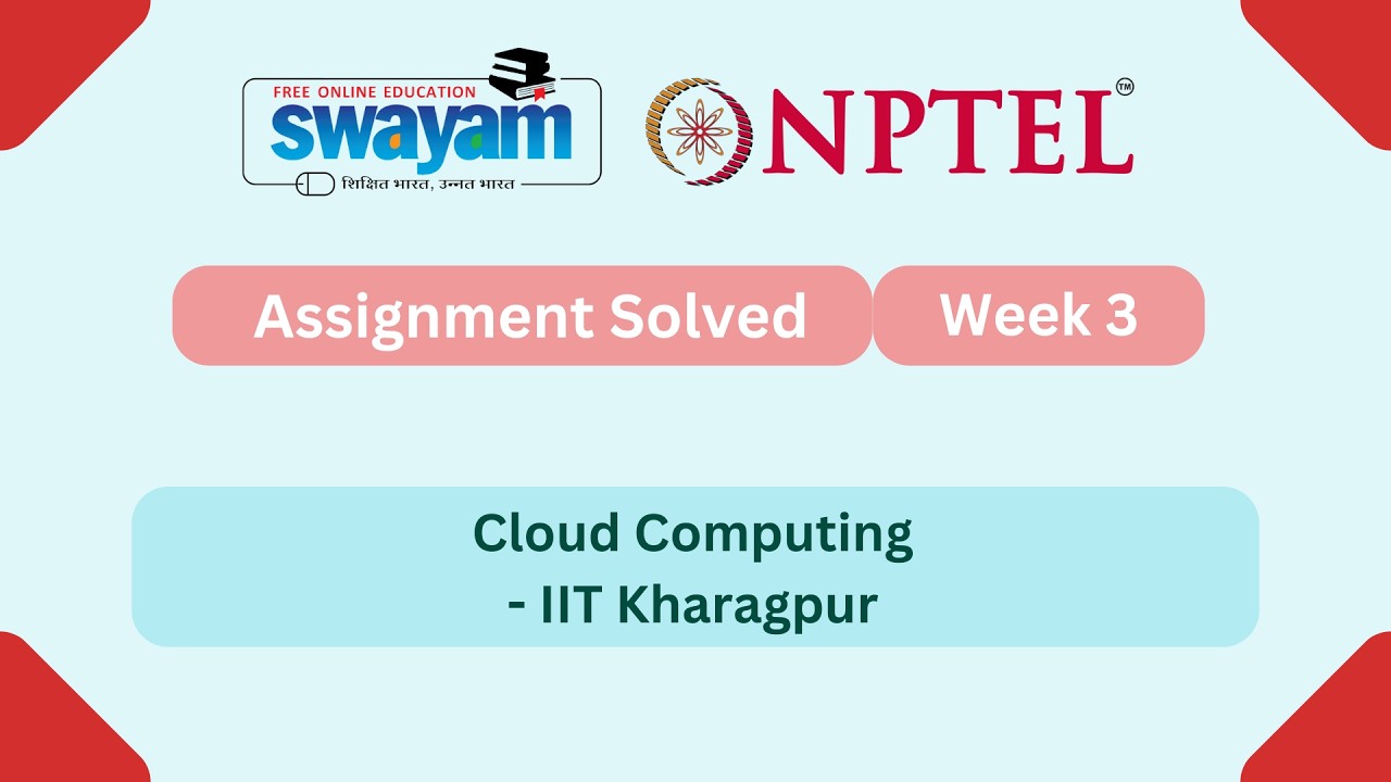 Cloud Computing Week 3 | NPTEL ANSWERS 2026 #nptel2026 #myswayam #nptel #nptelexam