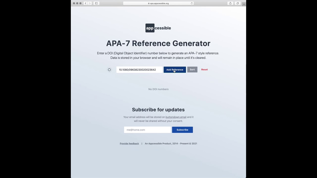 APA 7 Reference Generator (Example #2)