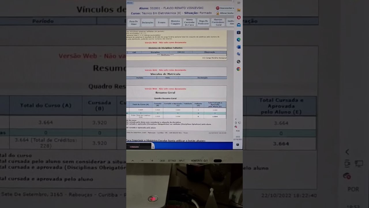 ALUNO FANTASMA - UTFPR DISCRIMINA ALUNO DESTAQUE, IGNORANDO-O
