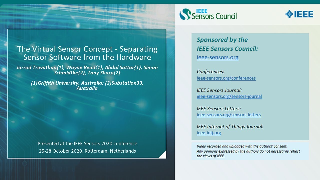 The Virtual Sensor Concept - Separating Sensor Software from the Hardware