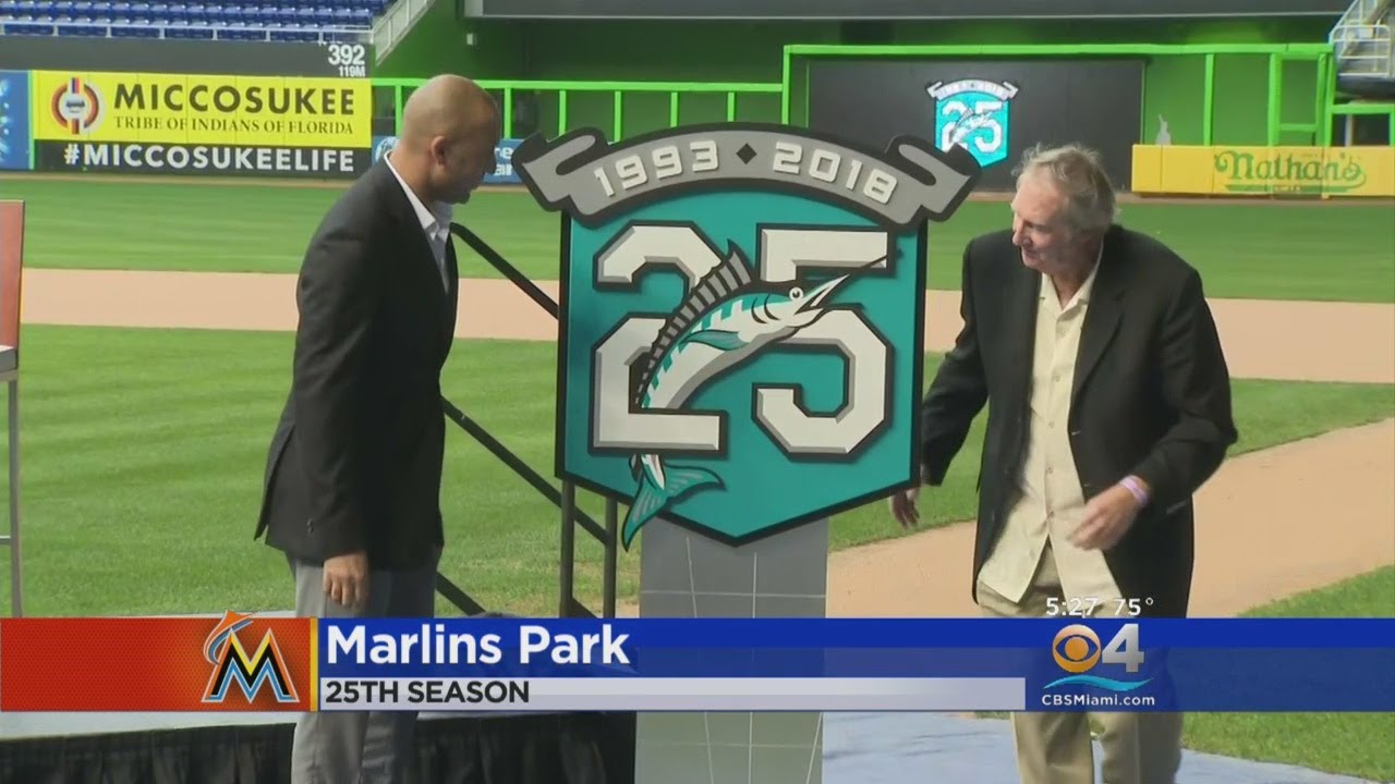 Marlins Unveil Anniversary Logo, Fire Man Who Plays Billy The Marlin