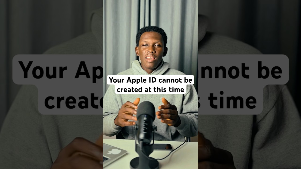 Your Apple ID cannot be created at this time solution #appleid #iphone #tech #signinwithapple
