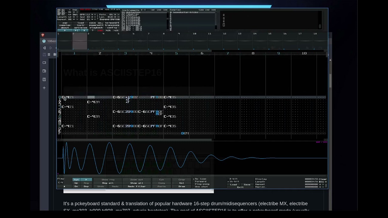 MilkyTracker X ASCIISTEP16 mode!