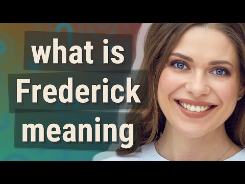 Frederick | meaning of Frederick